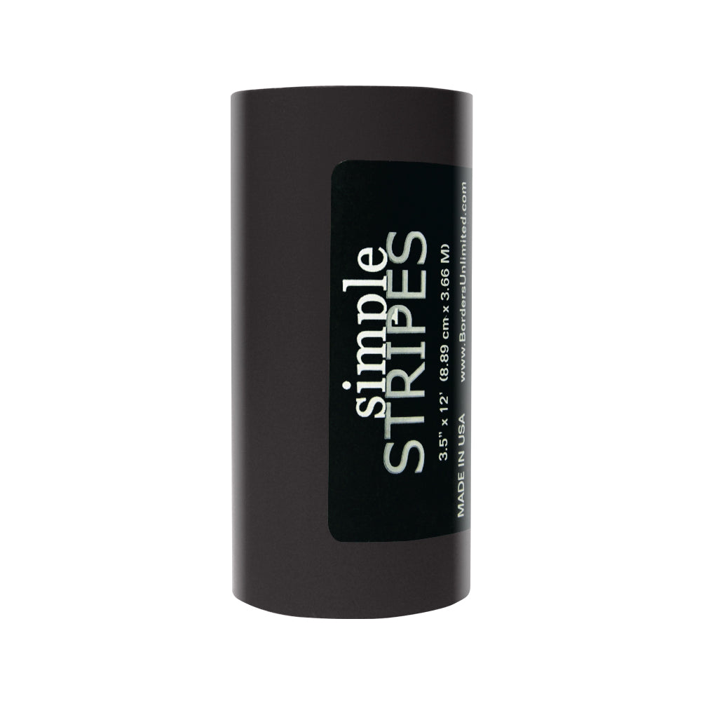 Black 3.5" Simple Stripe – Borders Unlimited