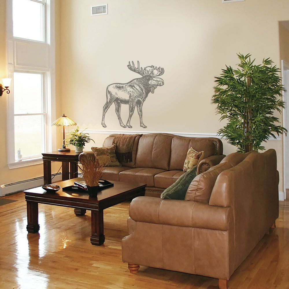 Moose Sudden Shadow Wall Decal – Borders Unlimited